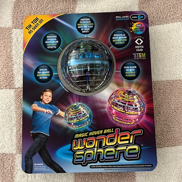 Toys | Nwt Wonder Sphere Magic Hover Ball Blue | Poshmark